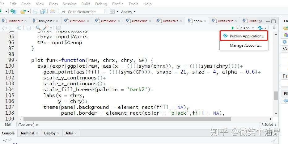 使用shiny快速建立一个个人网页 - 知乎