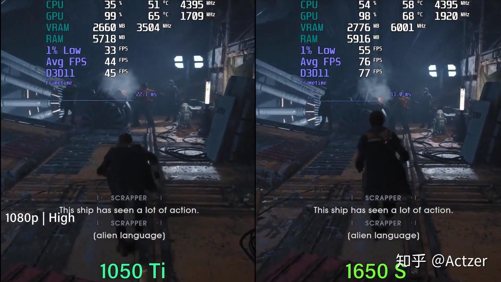 i5 7500+1050ti升级显卡成1650S 到底可以吗 他们很多说提升不大呀