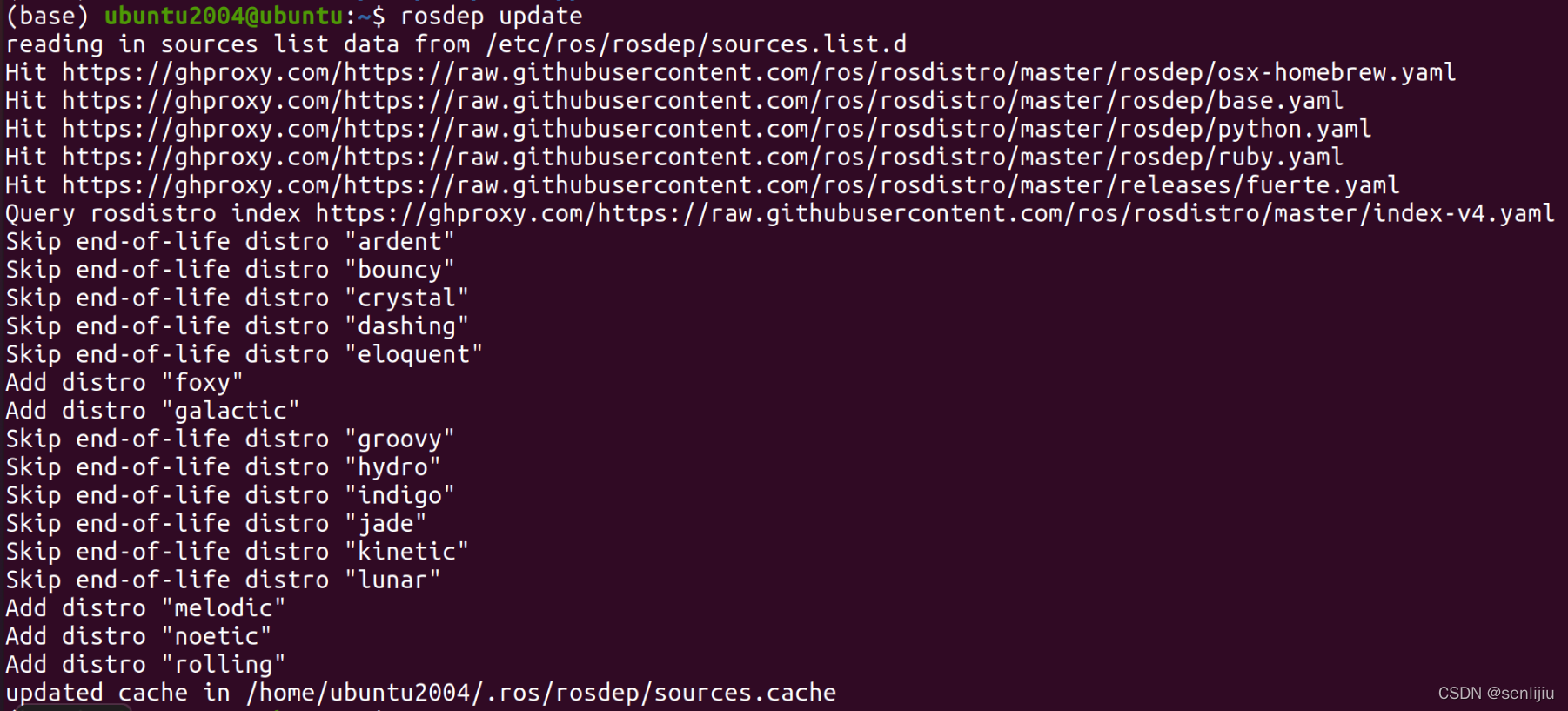 ros安装遇到的问题及解决方法（python2.7 python3.6）ubuntu18.04.6 - 知乎