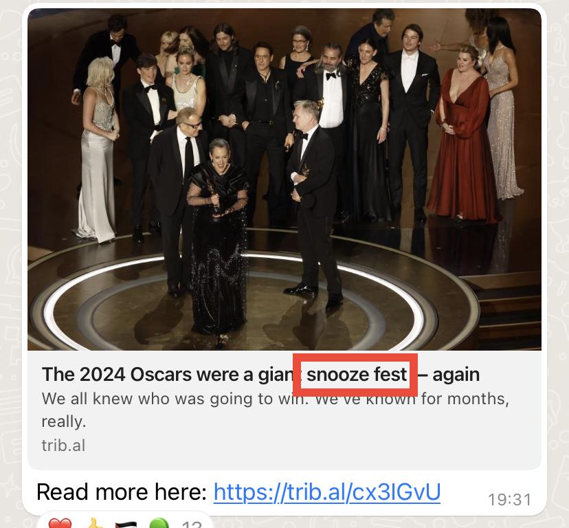 外媒说本届奥斯卡一如既往“snooze fest” 什么意思？ - 知乎