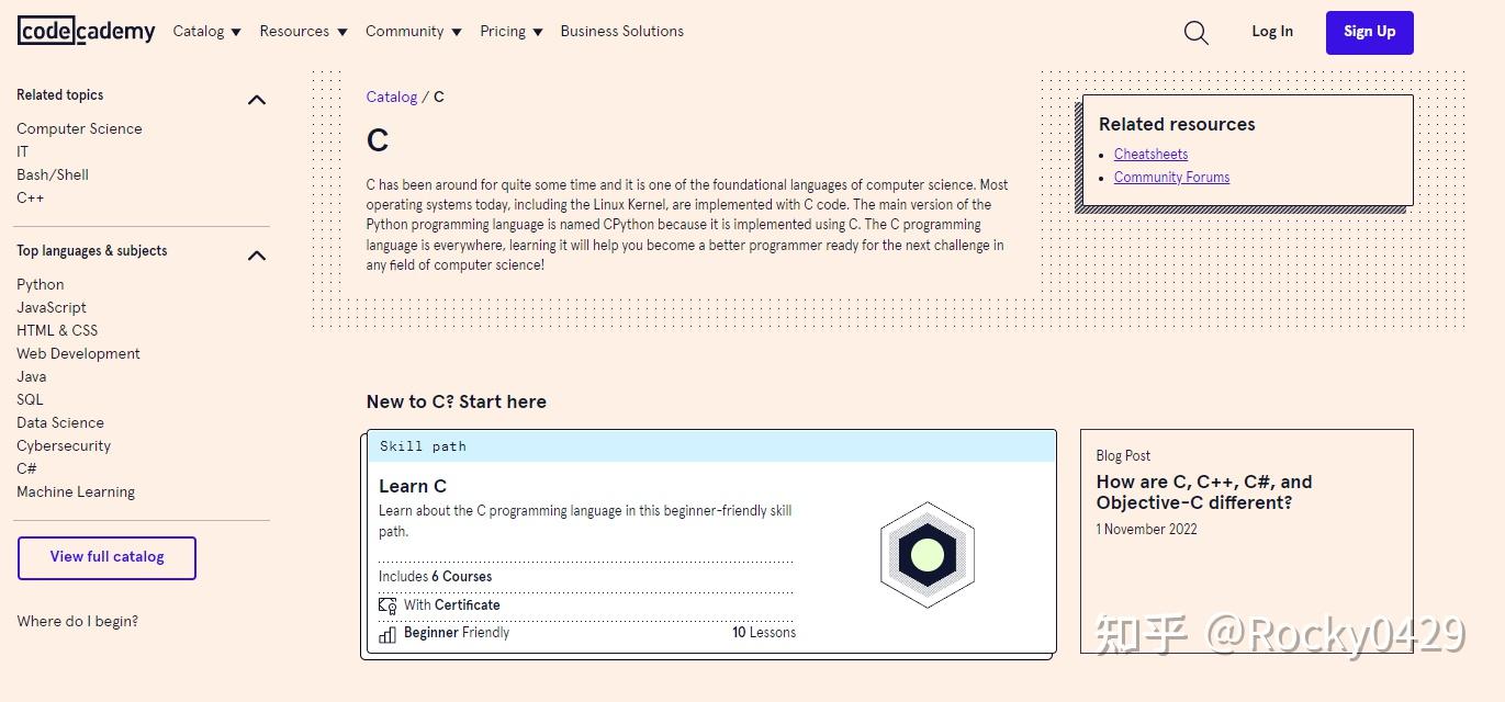 新手学习C语言常去的8个网站！ - 知乎