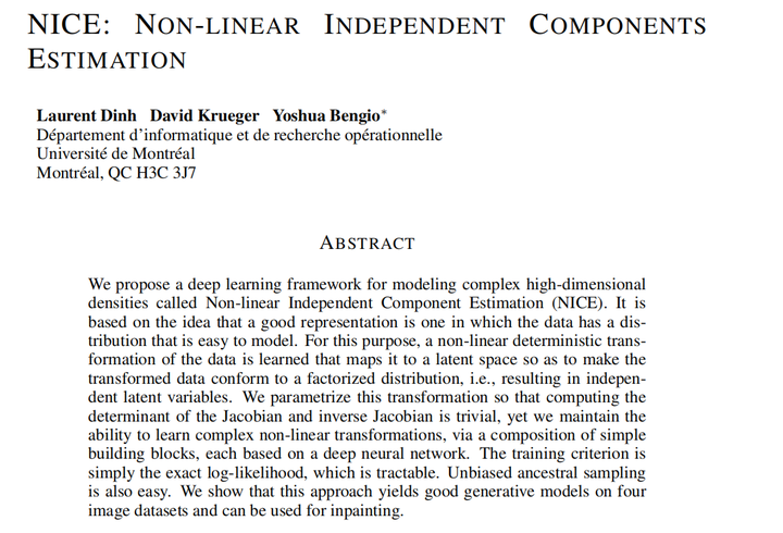 NICE原文详细分析，保留因果关系：NON-LINEAR INDEPENDENT COMPONENTS ESTIMATION - 知乎