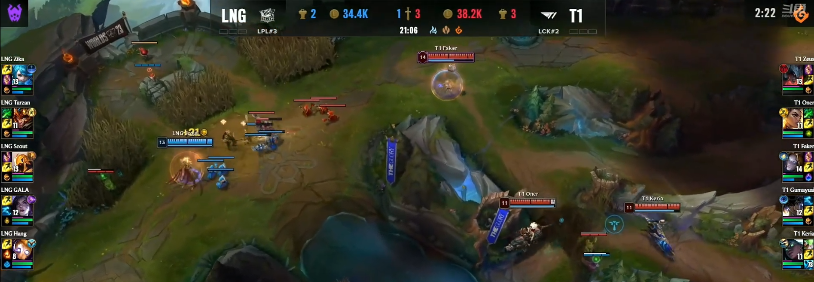 S13 八强赛 T1 3:0 击败 LNG 晋级半决赛，如何评价这场比赛？ - 知乎