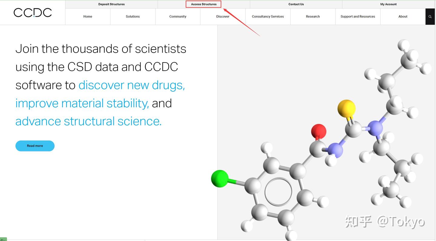 通过CCDC号下载CIF文件 - 知乎