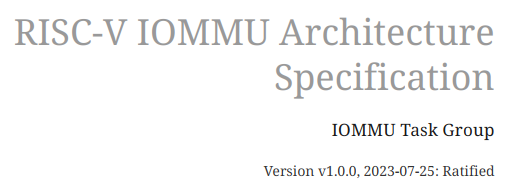 《RISC-V IOMMU Spec 译文》第1章 导言 - 知乎