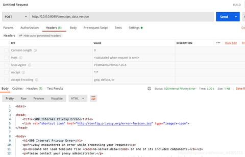 500 internal privoxy error错误怎么解决？ - 知乎