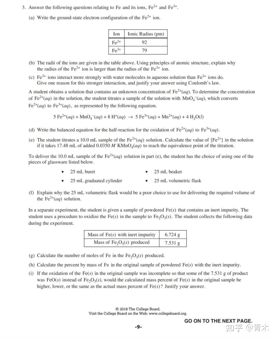 如何自学AP Chemistry？ - 知乎