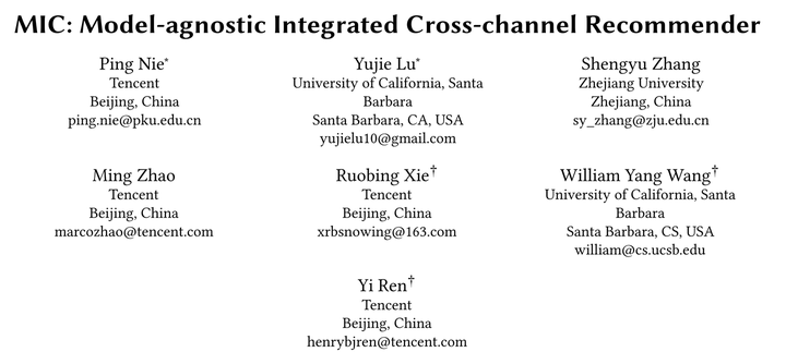 CIKM'22 腾讯 | 召回模型大一统：U2I/U2U/I2I召回联合建模 - 知乎