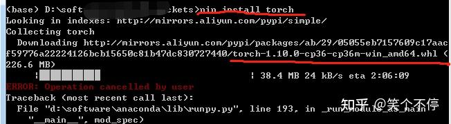 安装pytorch不成功，请问是哪里出问题了，有没有大佬给个解决办法？ - 知乎