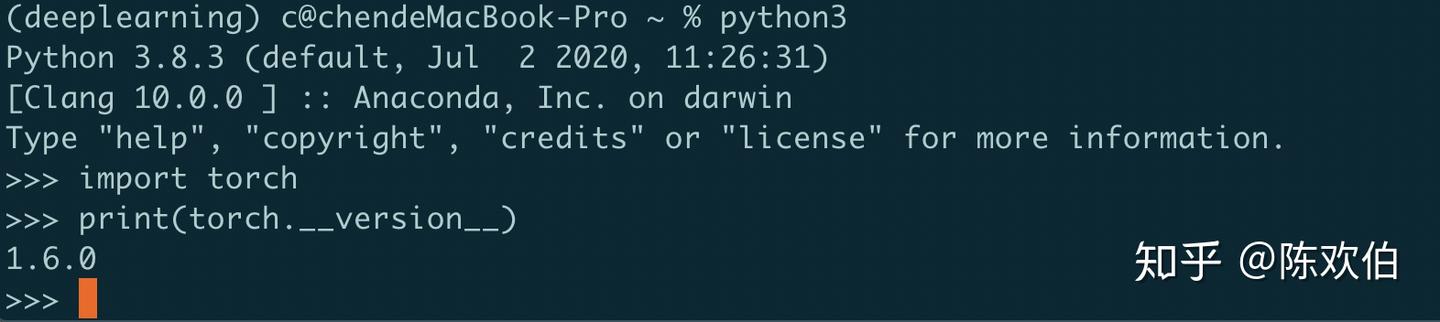 Mac下安装PyTorch - 知乎