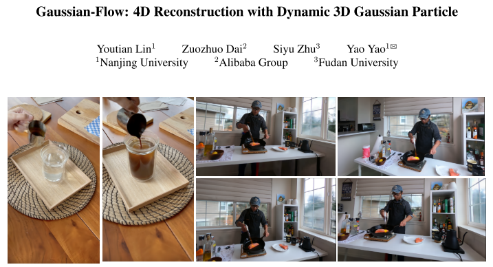 【4】论文泛读：Gaussian-Flow: 4D Reconstruction with Dynamic 3D Gaussian Particle - 知乎