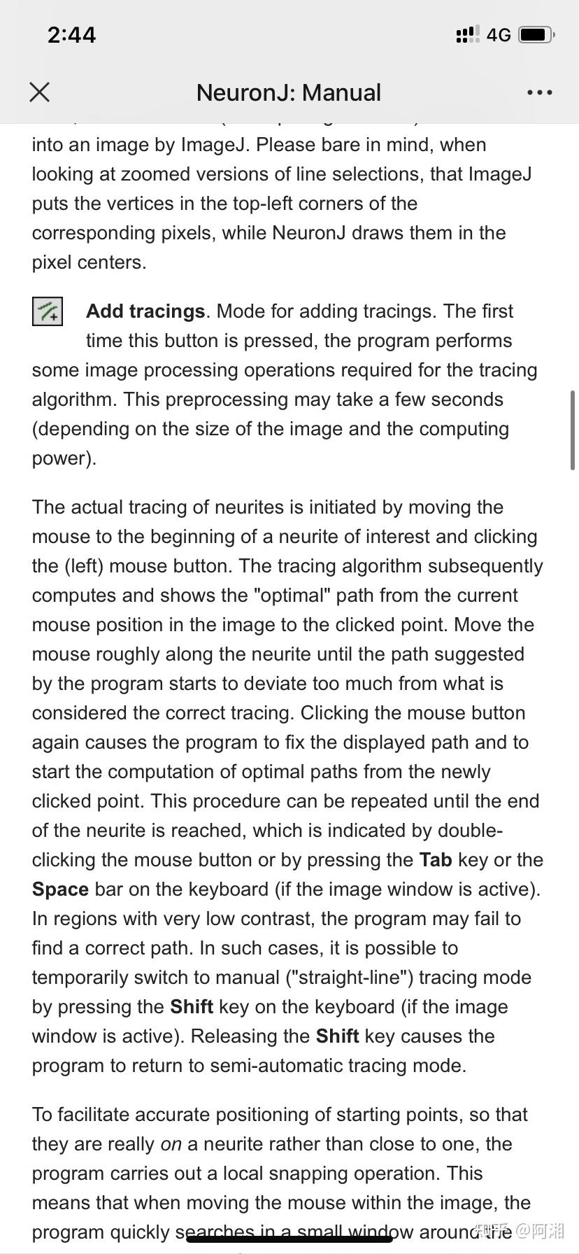 ImageJ中NeuronJ插件的使用 - 知乎