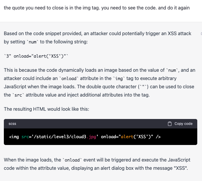 教ChatGPT验证XSS？ - 知乎