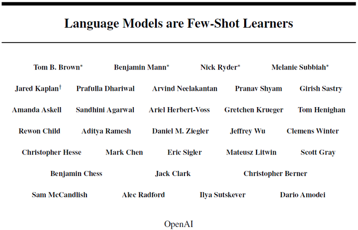 GPT-3阅读笔记：Language Models are Few-Shot Learners - 知乎