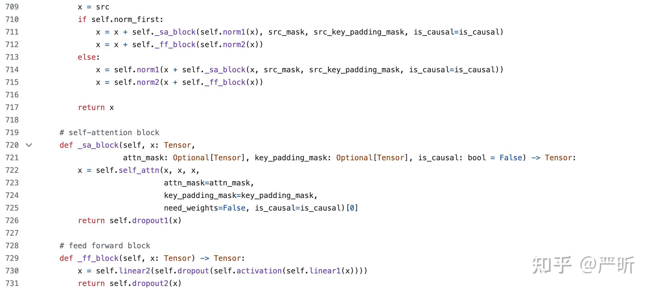 PyTorch中torch.nn.Transformer的源码解读（自顶向下视角） - 知乎