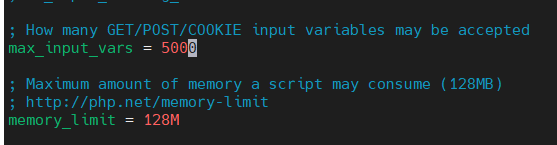 安装moodle时提示建议PHP设置max_input_vars至少为5000 - 知乎