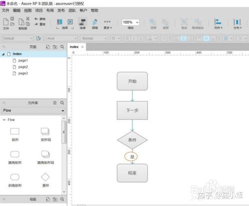 Axure流程图制作 - 知乎
