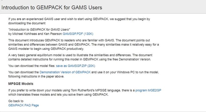 GEMPACK与GAMS语言的相互转换（第一章：介绍） - 知乎