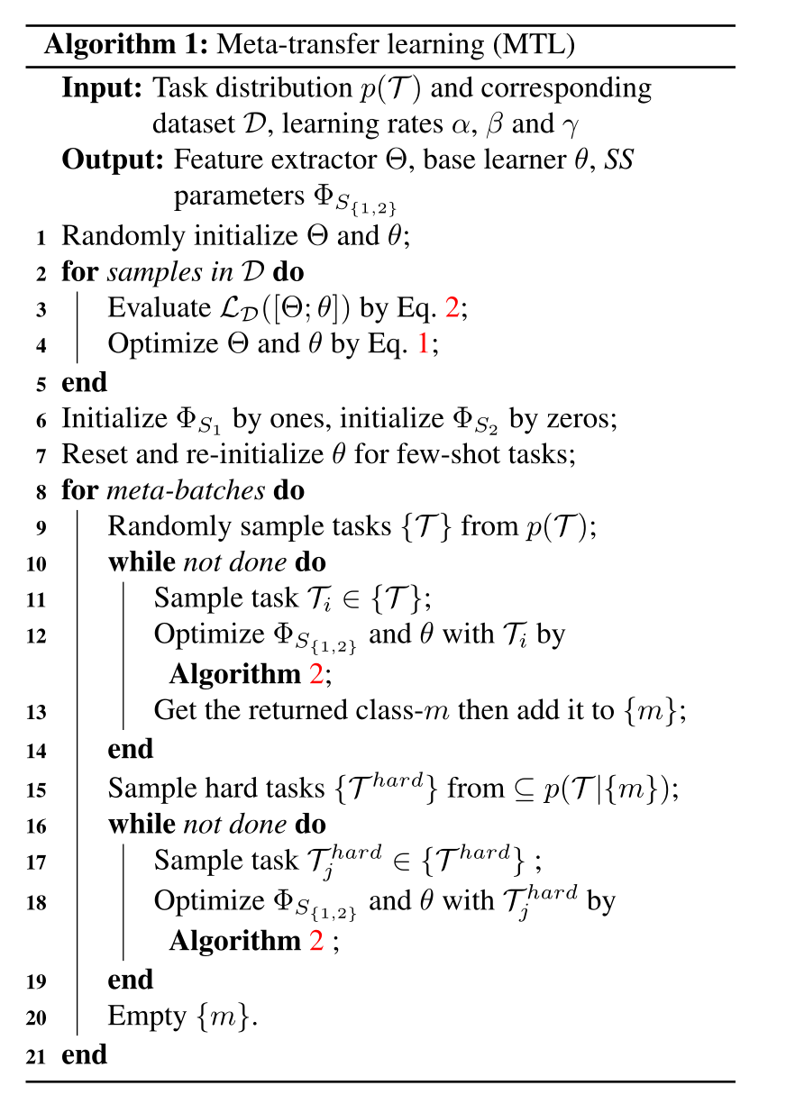Meta-Transfer Learning for Few-Shot Learning - 知乎