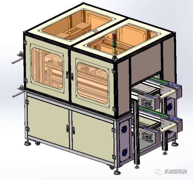 【工程机械】FPC模激光切割机3D模型图纸 Solidworks设计 - 知乎