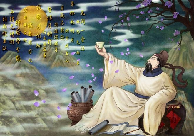 打卡唐诗的第三天——李白的月下独酌 知乎
