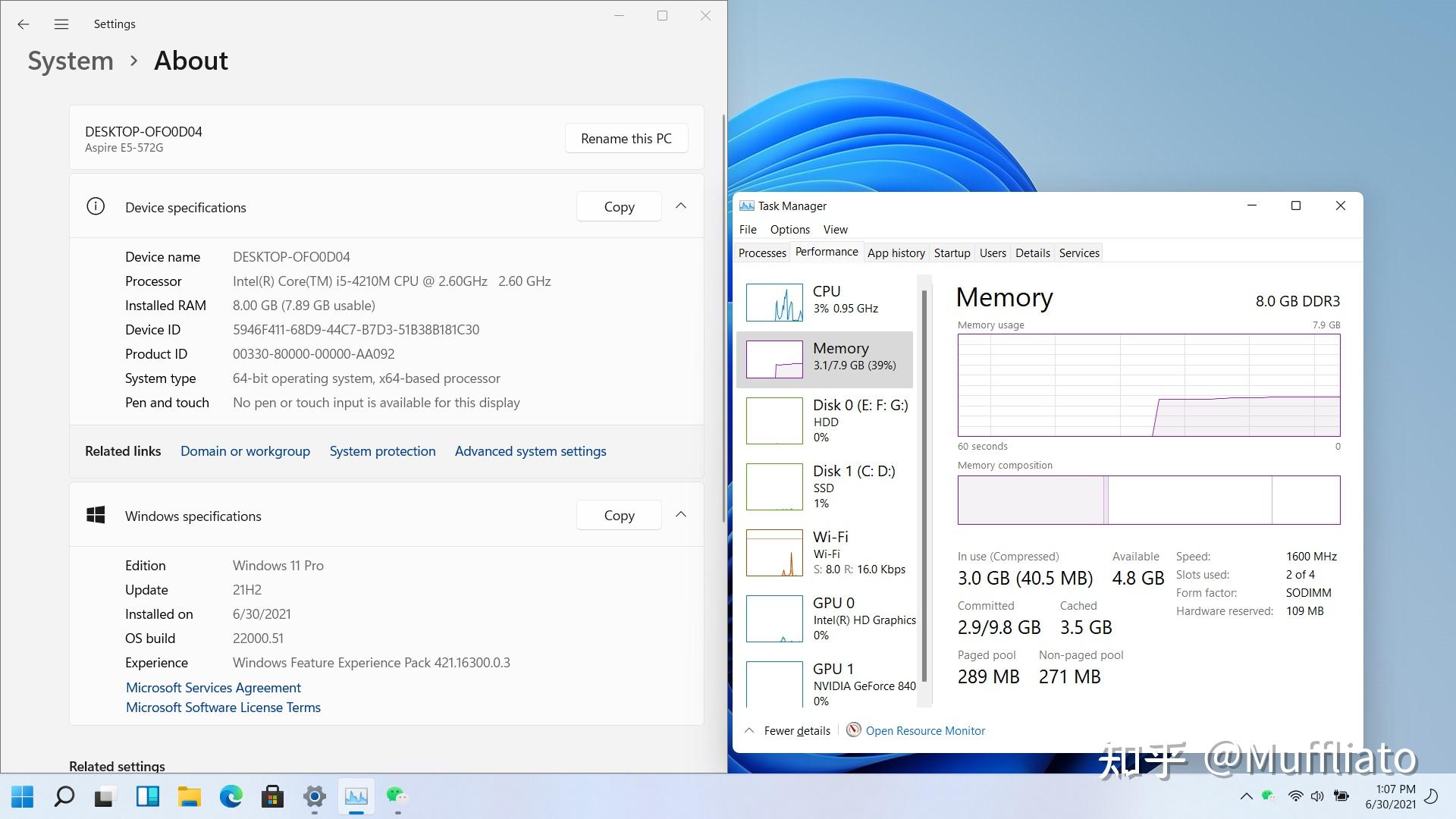 如何评价 Windows 11 首个预览版 Build 22000.51 ？ - 知乎