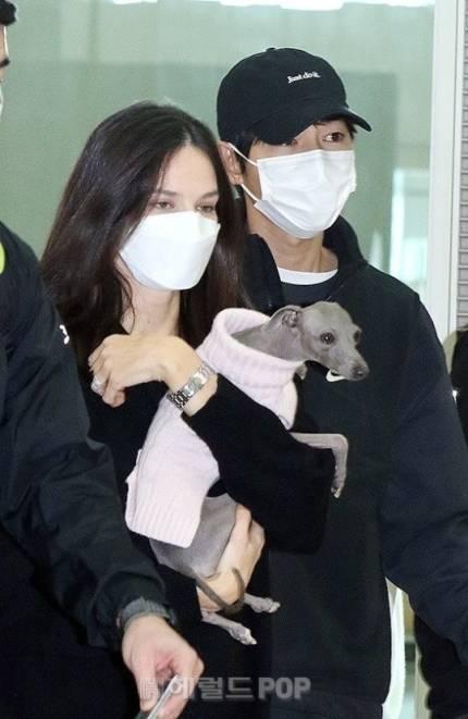 宋仲基炫耀“D曲线”，牵着凯蒂的手在罗马约会，甜蜜的新婚夫妻 - 知乎