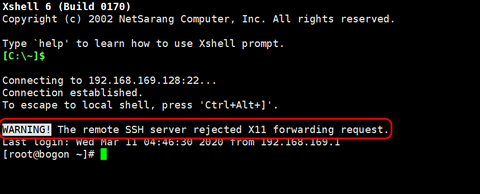 The remote SSH server rejected X11 forwarding警告 - 知乎