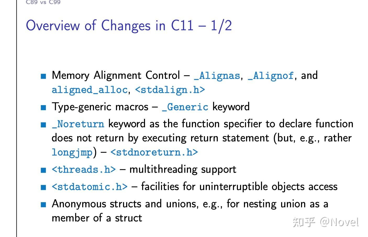 linux kernel 将采用C11标准 - 知乎