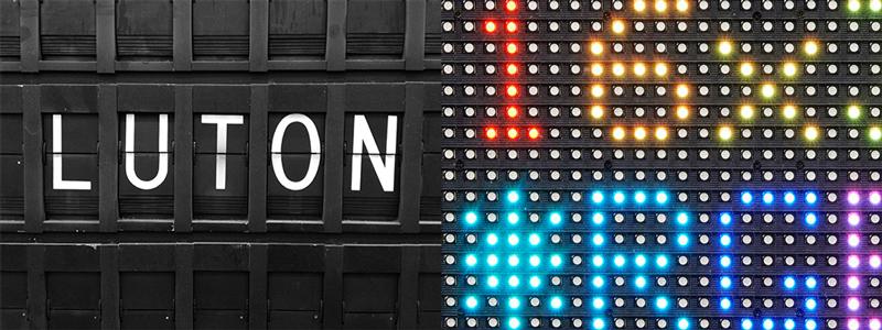 动态装置Split-Flap Matrix(翻页矩阵屏) - 知乎