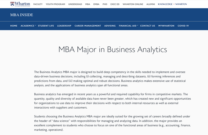 宾夕法尼亚大学沃顿商学院（Wharton School of the University of Pennsylvania）-- MBA ...