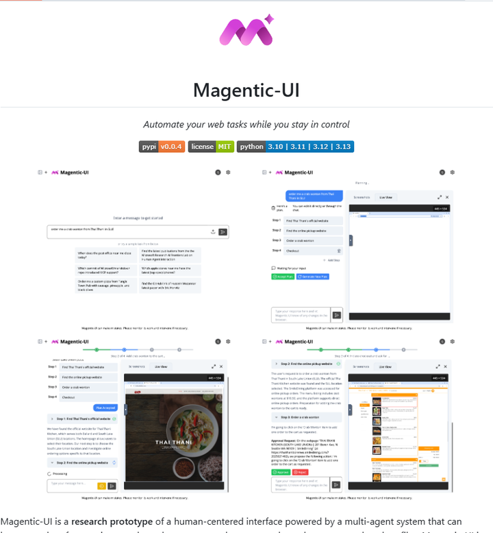 Magentic-UI：微软开源的人机协作网页自动化神器（详细安装使用指南） - 知乎