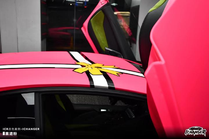 兰博基尼LP700-4-Ichanger改色膜赛道粉，诠释力量与优雅的碰撞 - 知乎