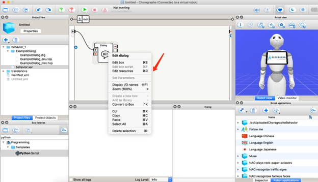 ChatGPT 在 Pepper 2.5 及 NAO 机器人上的实现 – Choregraphe 篇 - 知乎