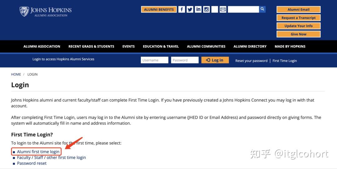约翰霍普金斯大学校友账号注册及登录指南！ - 知乎