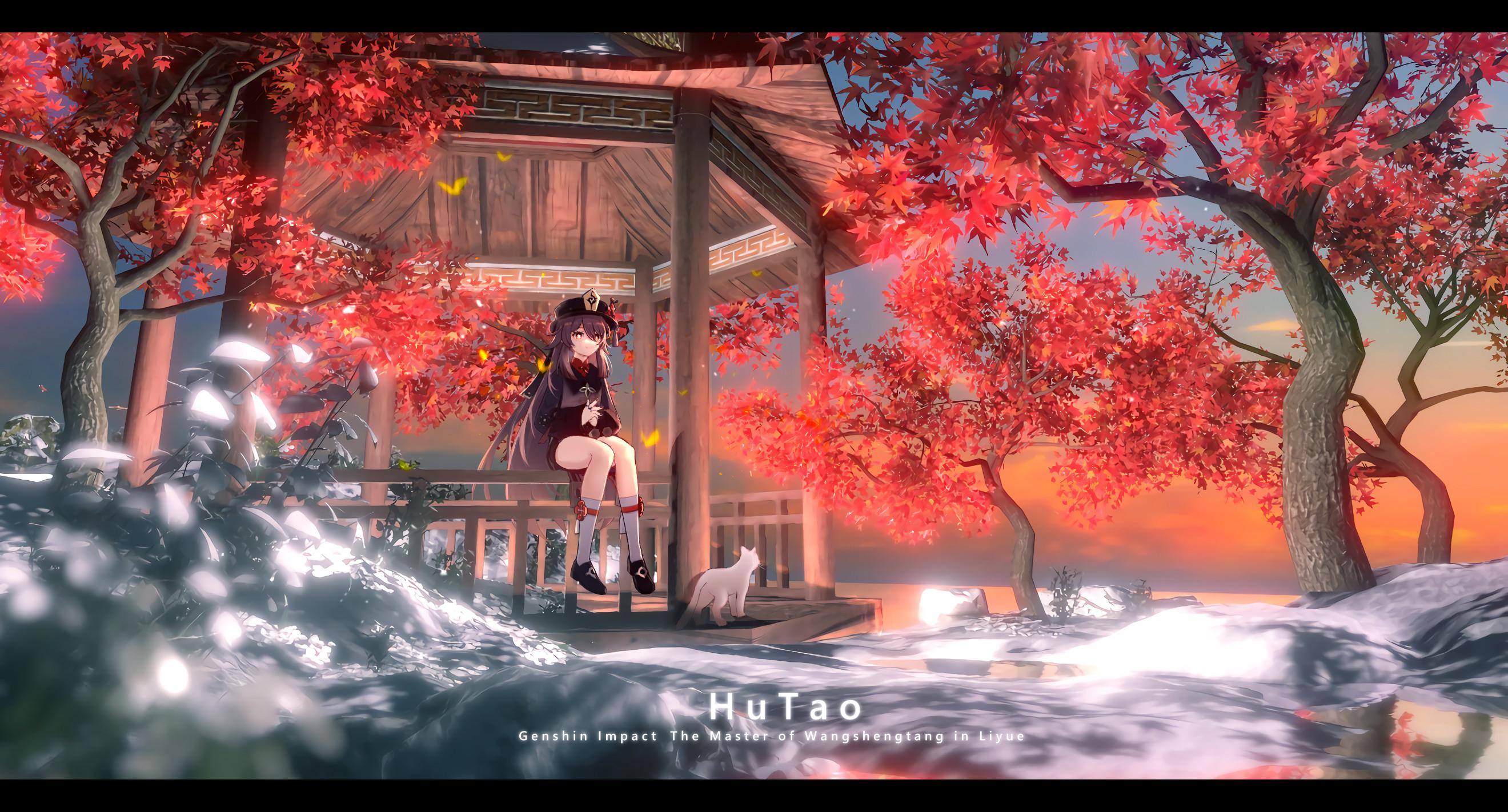 《原神》”胡桃”4K8K超清壁纸立绘p站pixiv原画插画海报画集美术图片素材 - 知乎