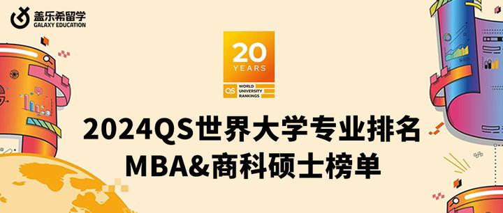 2024QS全球MBA&商科硕士榜单公开！MIT的商业分析不是全球第一了？ - 知乎