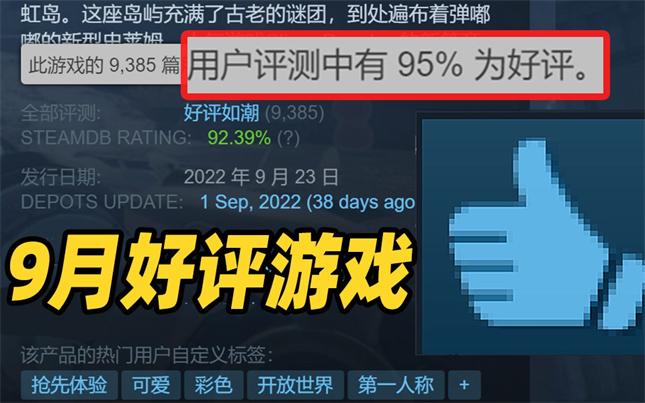 【每月必玩榜】Steam95%好评如潮的神作！9月发售游戏回顾 - 知乎