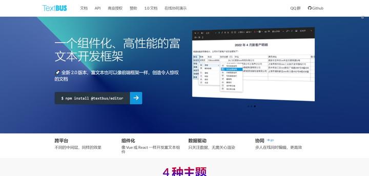 富文本编辑器，支持多人同时在线编辑（Textbus） - 知乎