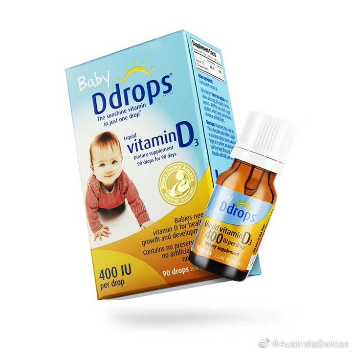 美国Baby Ddrops婴幼儿维生素D3滴剂400IU 2.5ml - 知乎