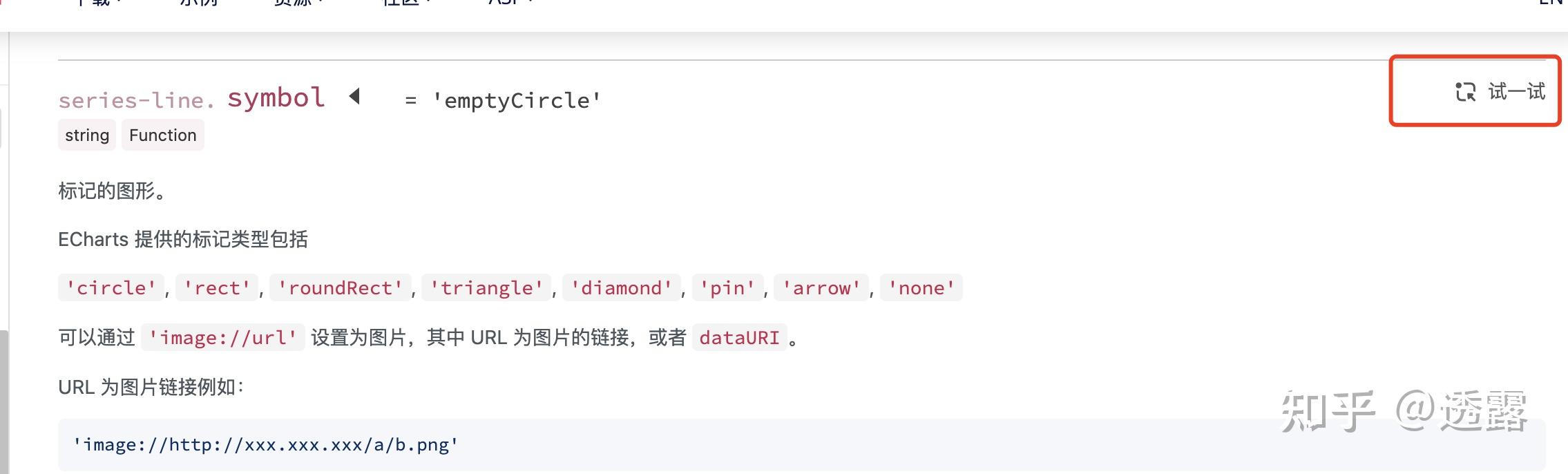 Echarts symbol 标记的图形 - 知乎