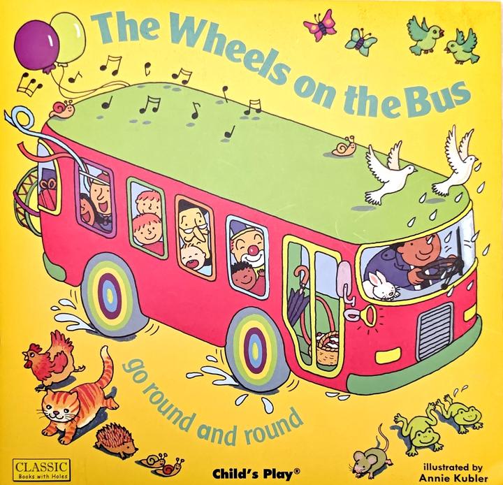 一分钟绘本分享：廖彩杏书单3-《The Wheel On The Bus》 - 知乎