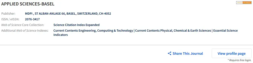 《Applied Sciences-Basel》上升到Q1！这下稳了！内含25年IF预测！ - 知乎