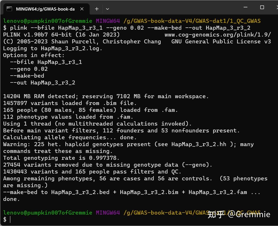 [GWAS]plink数据格式的转化以及缺失质控 - 知乎