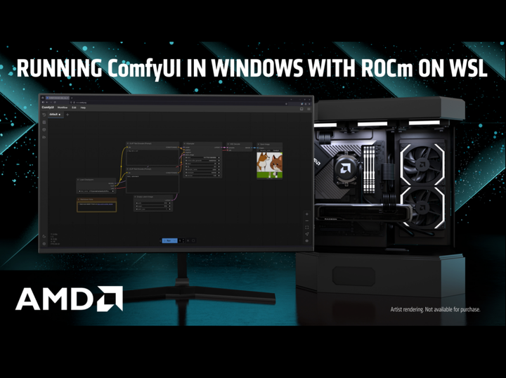 在 Windows上通过WSL 使用 ROCm 运行 ComfyUI - 知乎