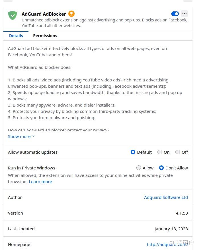 如何看待Firefox禁用了AdGuard广告拦截器？ - 知乎