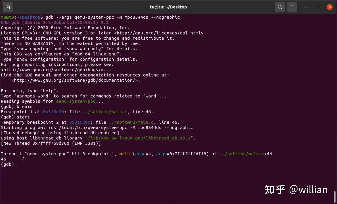 Ubuntu上使用GDB调试QEMU图文教程（目标程序 + QEMU源码） - 知乎