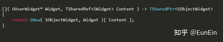 UE4：UWidget | SWidget SObjectWidget - 知乎