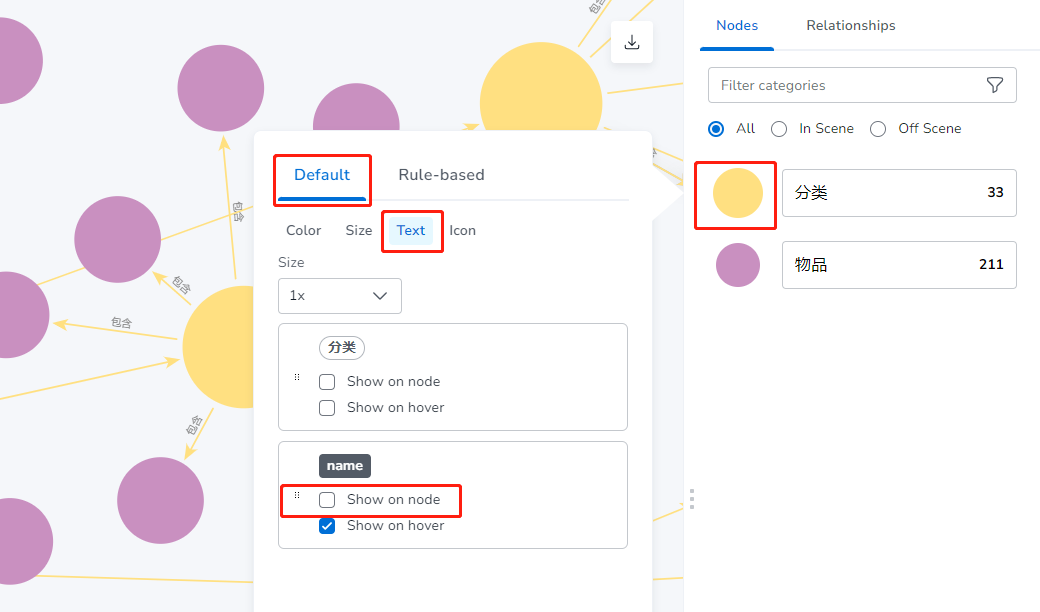 Neo4j Browser 和 Neo4j Bloom 如何调整节点中显示的内容(名称) - 知乎