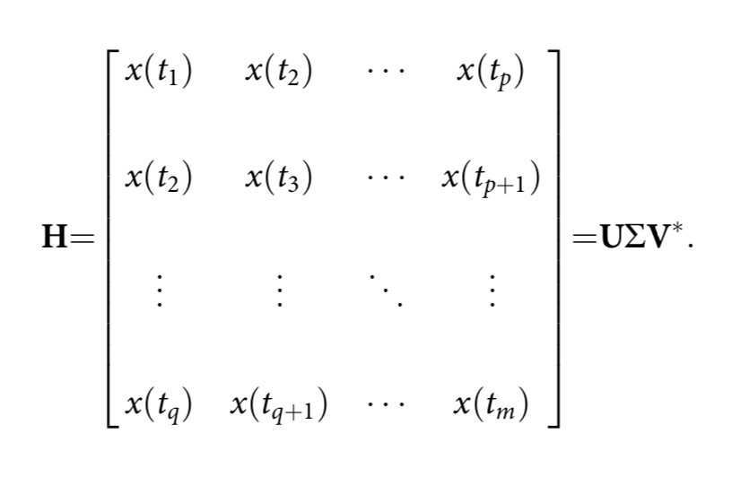 Hankel矩阵和延时嵌入法 - 知乎